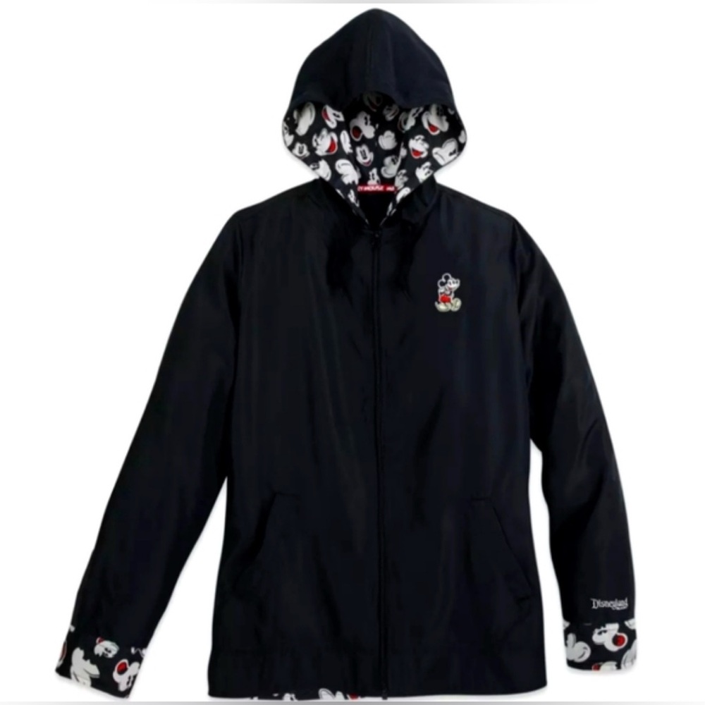 Disneyland Mickey Mouse Windbreaker Jacket Size X-Lar… - Gem